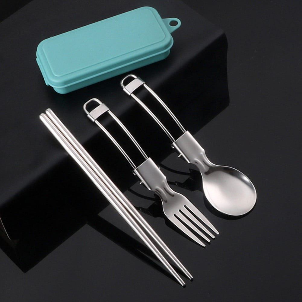 Bosisa Camping Utensil Set Folding Picnic Cutlery Utensil Spoon ...