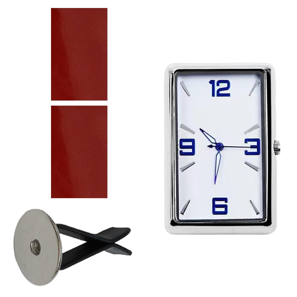 Bosisa Car Fashion Square Clock Car Sticker Interior Decoration Self ...