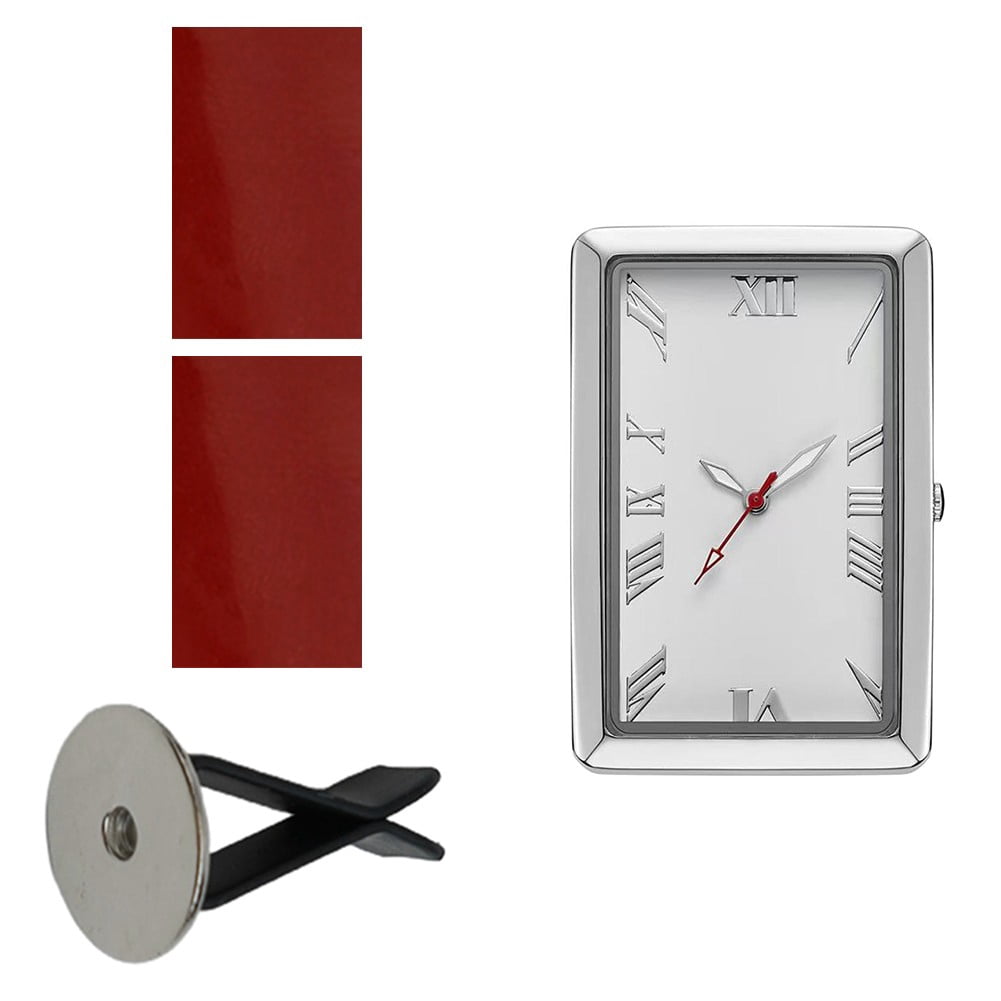 Bosisa Car Fashion Square Clock Car Sticker Interior Decoration Self ...