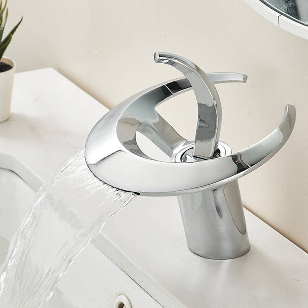 Bosisa Creative Single Hole Waterfall Faucet Hot And Cold Wash Basin ...