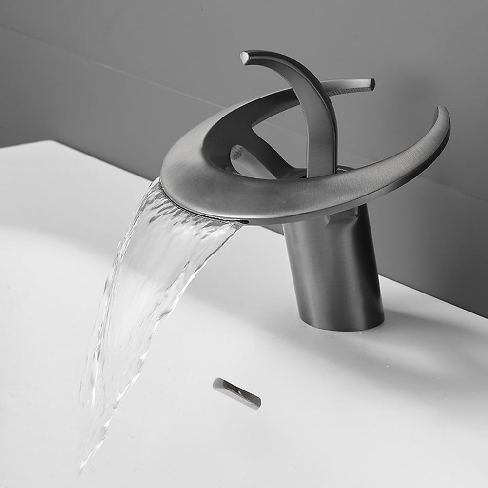 Bosisa Creative Single Hole Waterfall Faucet Hot And Cold Wash Basin ...