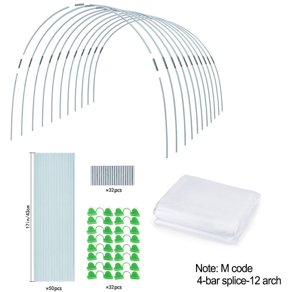 Bosisa DIY Plant Support Fiberglass Support Hoops Frame Greenhouse ...
