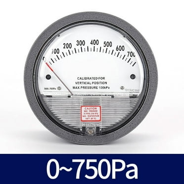 HOMEMAXS 1 Pc Stainless Steel U Shaped Pressure Gauge 0 10KPA ...
