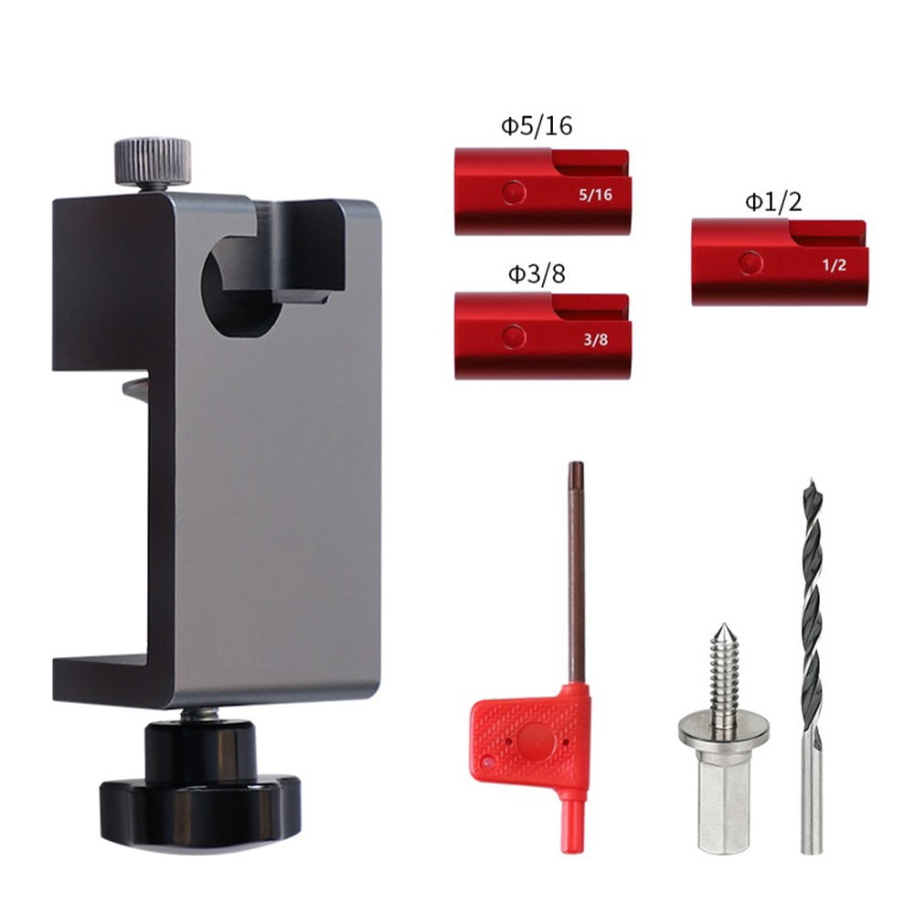 Bosisa Dowel Maker Jig Tenon Dowel Plug Cutter Drill Guide Positioner ...