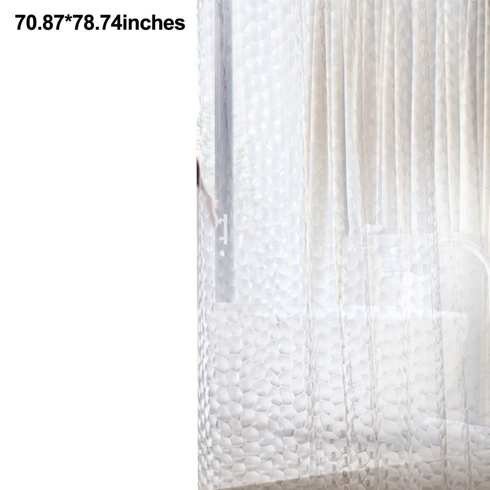 Bosisa Eva Material Translucent Shower Curtain Perfect Addition To Your ...
