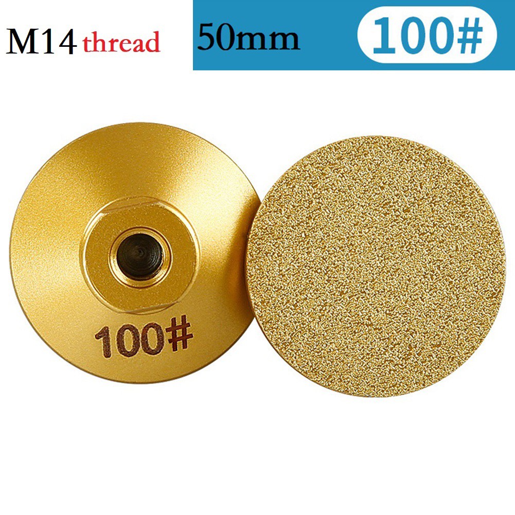 Bosisa For M14 Thread 50Mm Brazing Diamond Edge Profile Polishing ...