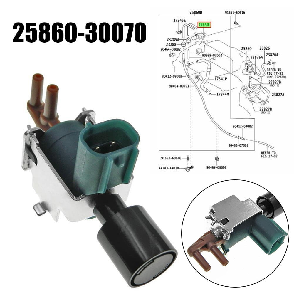 Bosisa For Toyota Canister Vacuum Solenoid Switching Valve Black ...