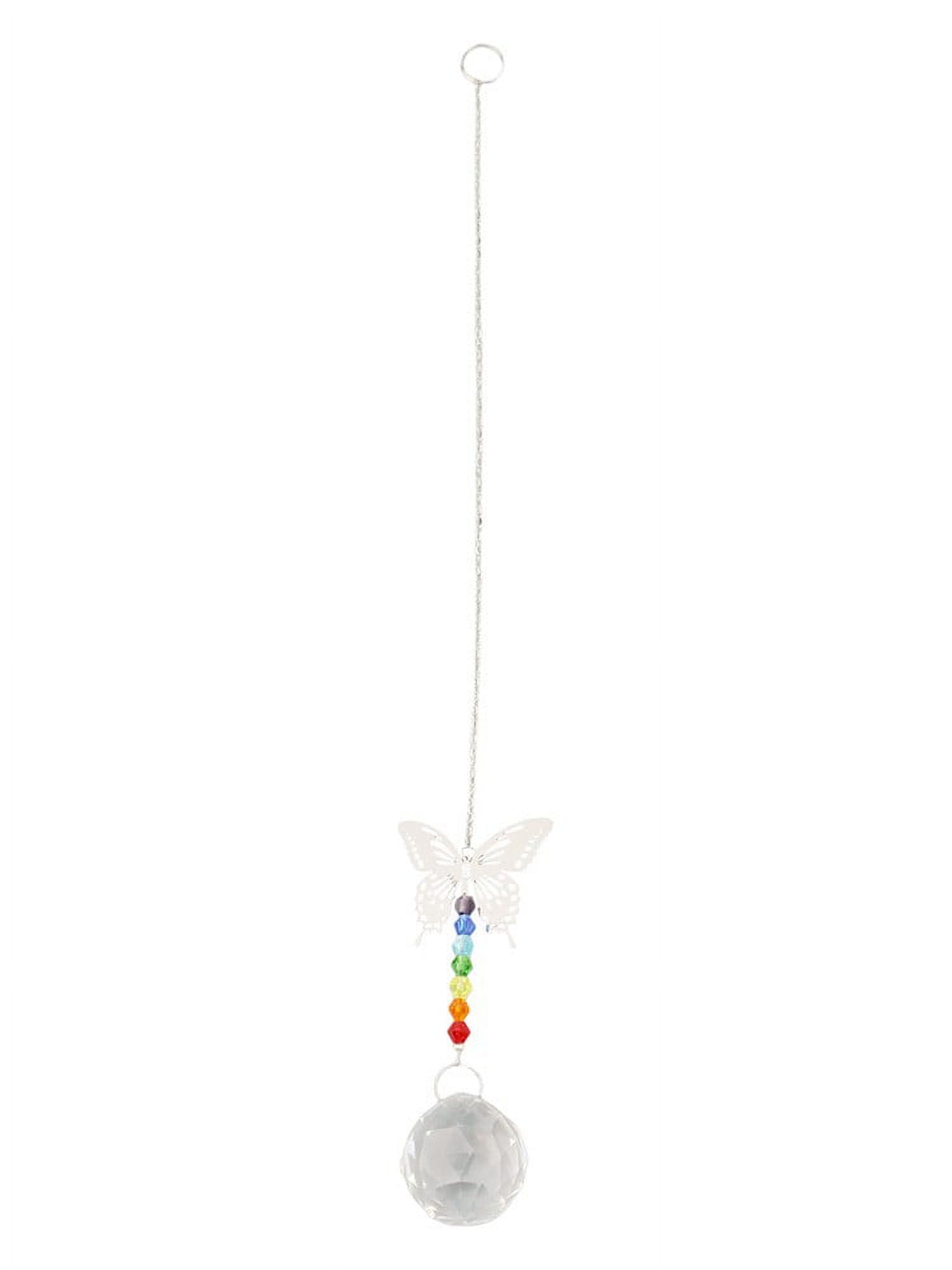 Bosisa Hanging Butterfly Crystal Teardrop Rhinestone, Rainbow Maker ...