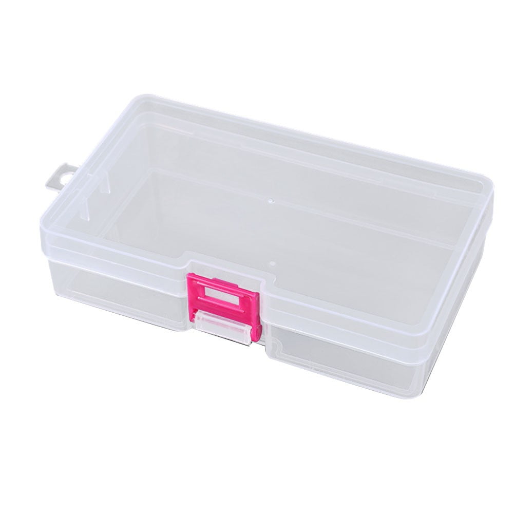 Bosisa Latch Box Transparent Visible Storage Plastic Clear Square ...