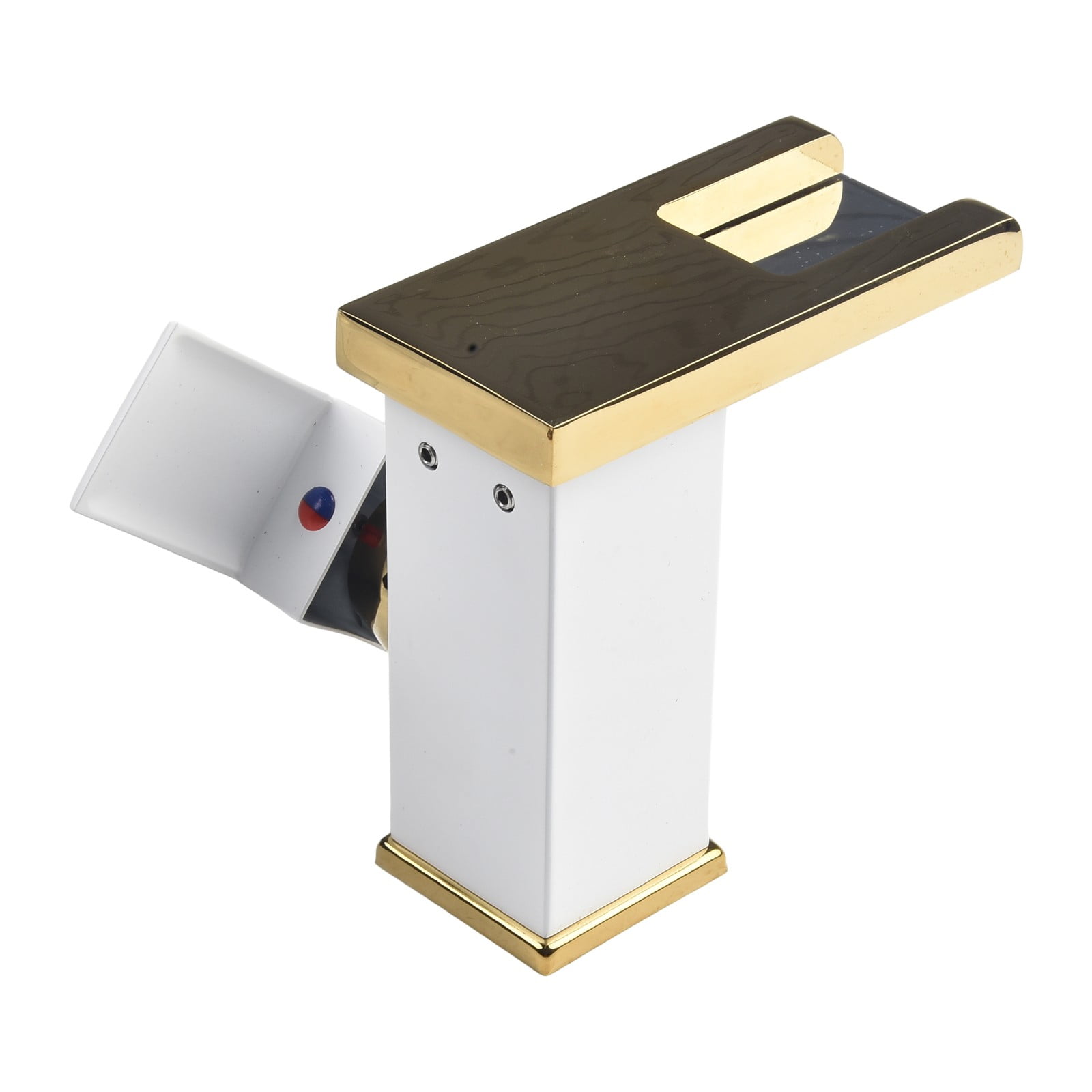 Bosisa Led Waterfall Faucet Washbasin Kitchen Sink Luminous Tap Deck ...