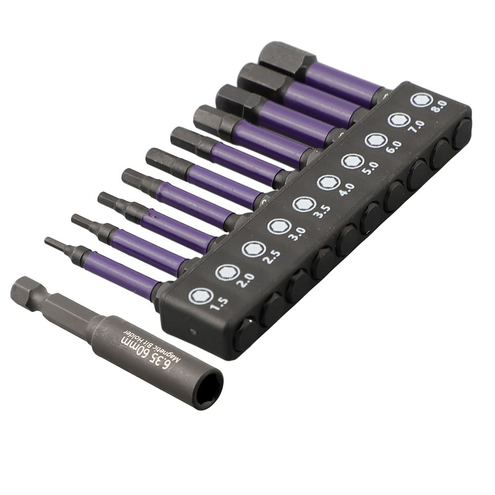 Bosisa Magnetic Hex Head Screwdriver Bit 1/4 Screwdriver Bit H1.5-H6 ...