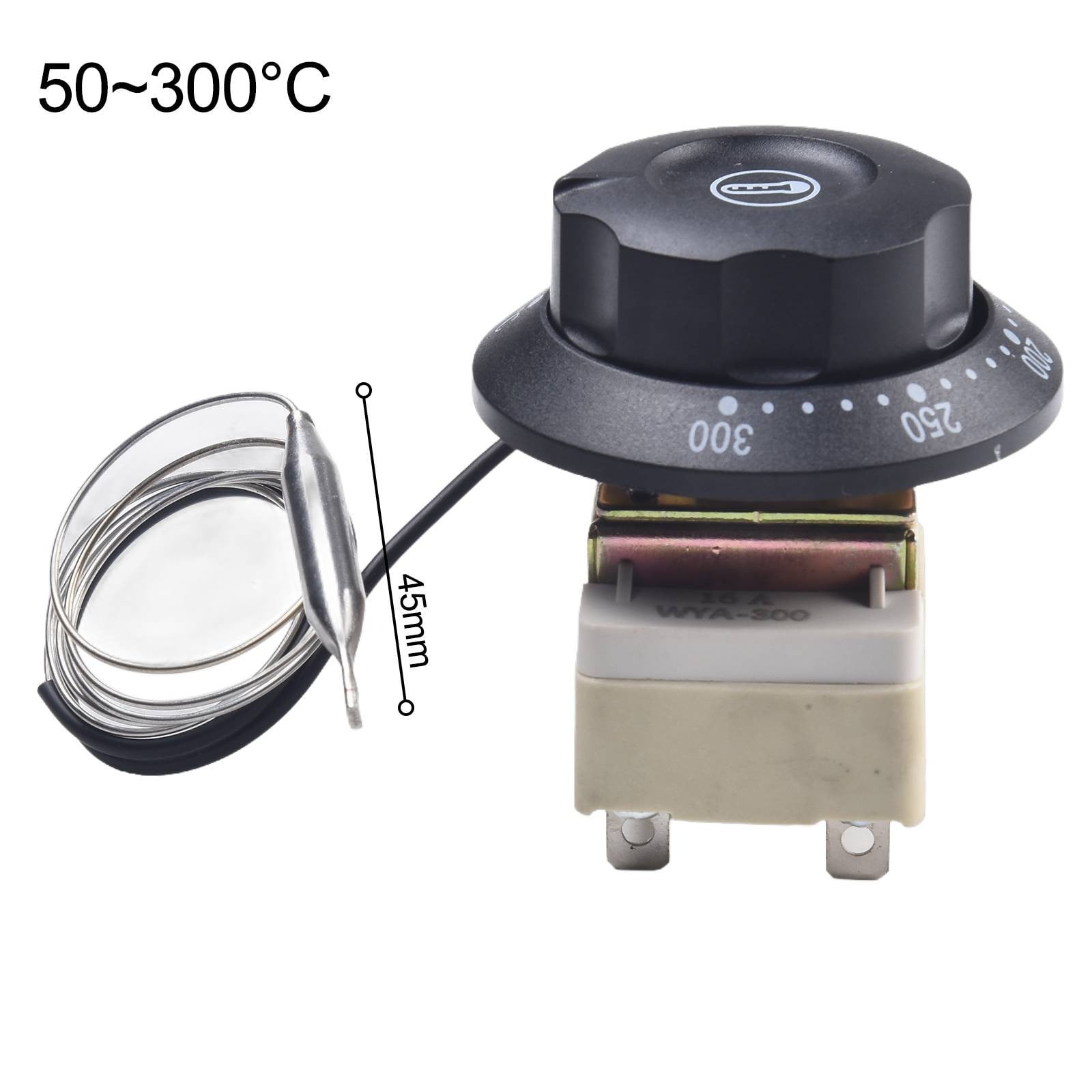 Bosisa Mechanical Knob Thermostat Temperature Control Switch 250V 16A 3 ...