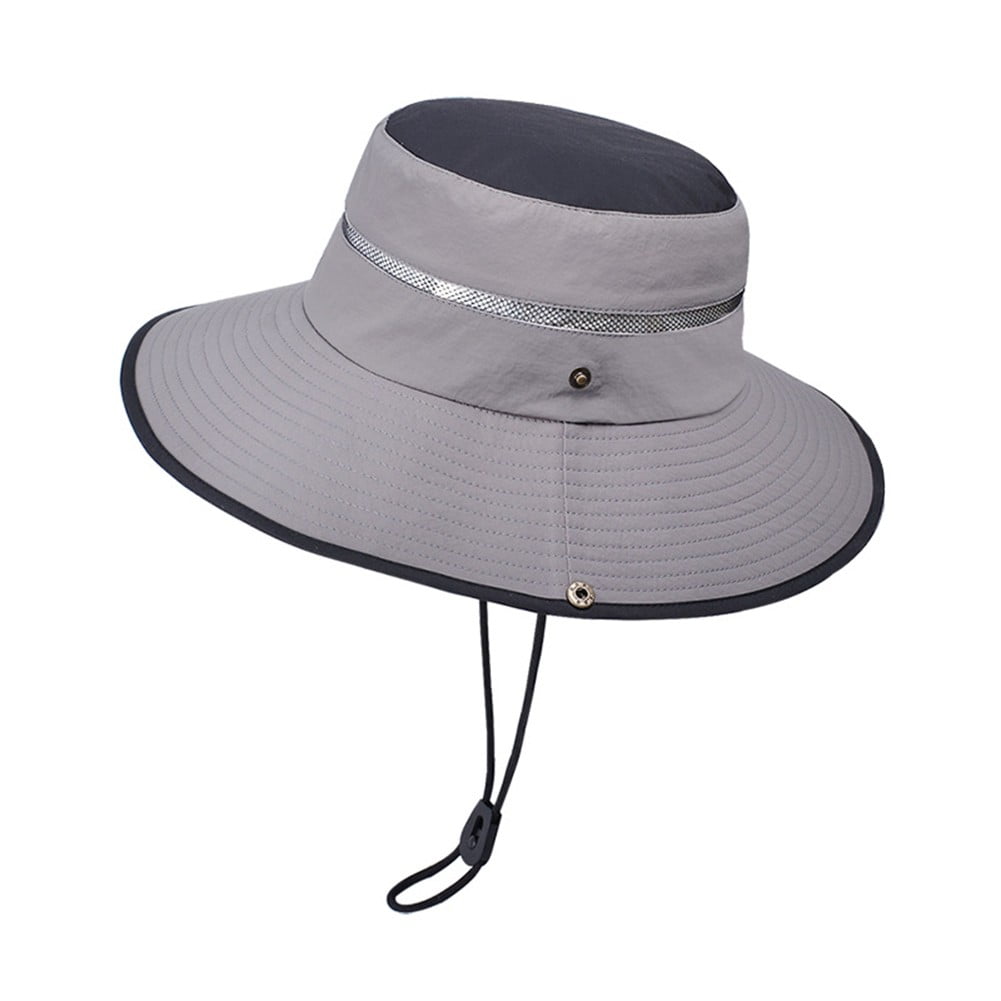 Bosisa Men'S And Women'S Summer Large Brim Sun Hat Fishing Quick-Drying ...