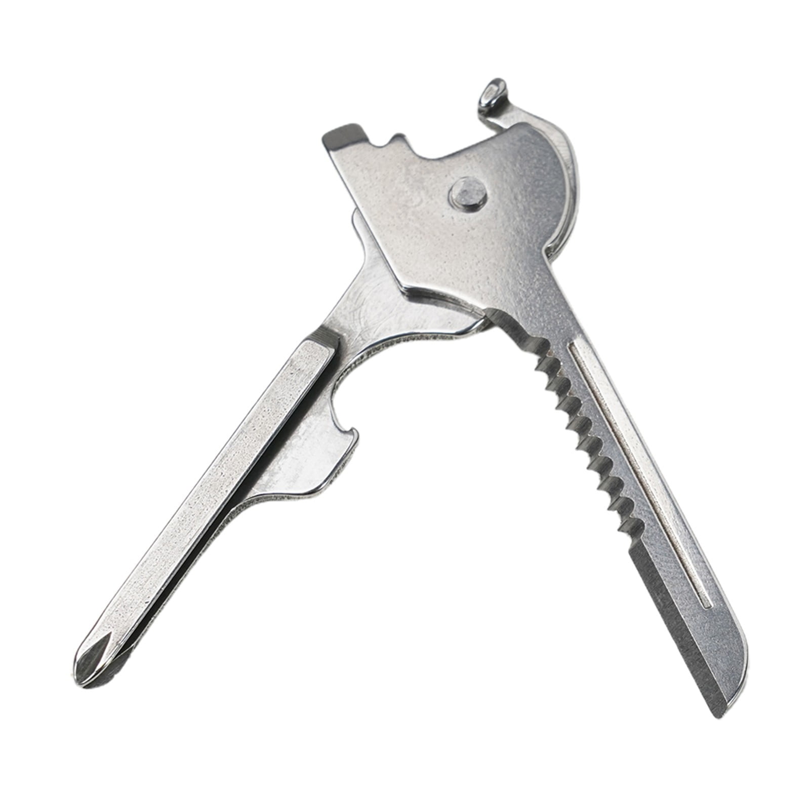 Bosisa Mini Pocket Keychain Multitool Key Shape Opener Screwdriver ...