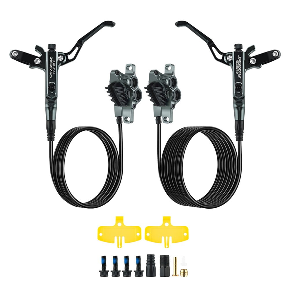 Bosisa Mountain Bike Four-Piston Hydraulic Disc Brake Two-Sided Brake ...
