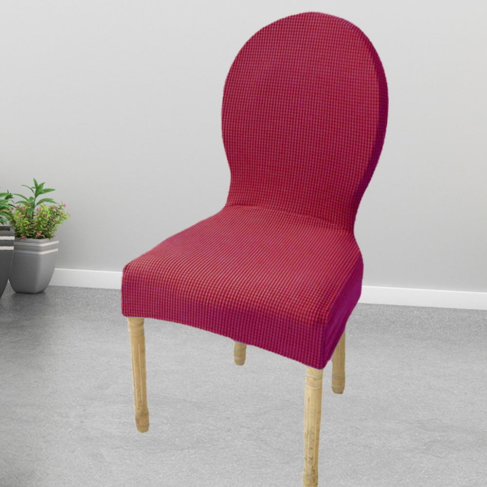 Bosisa Oval Dining Table Chair Cover Backrest Round Back Chair Cover ...