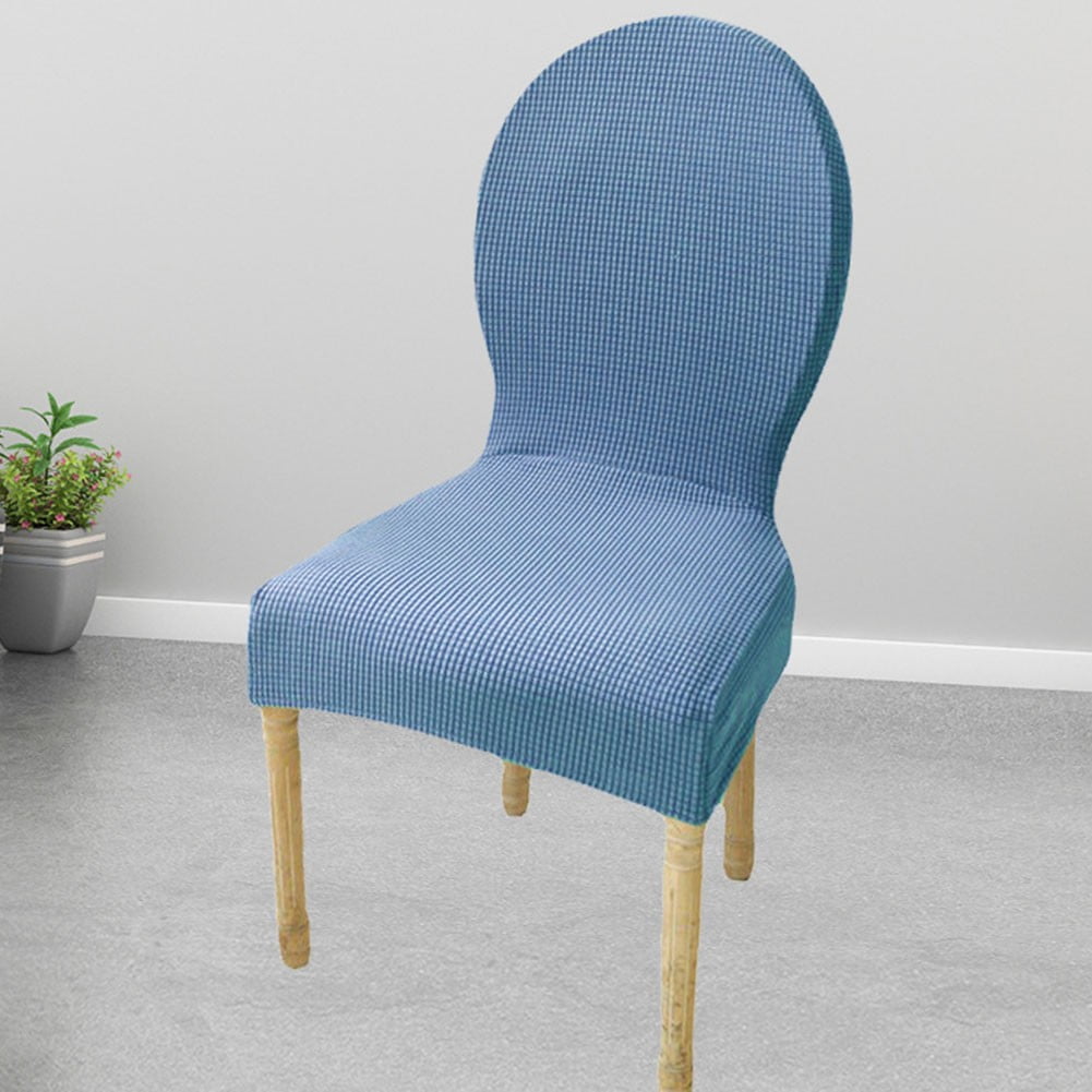 Bosisa Oval Dining Table Chair Cover Backrest Round Back Chair Cover ...