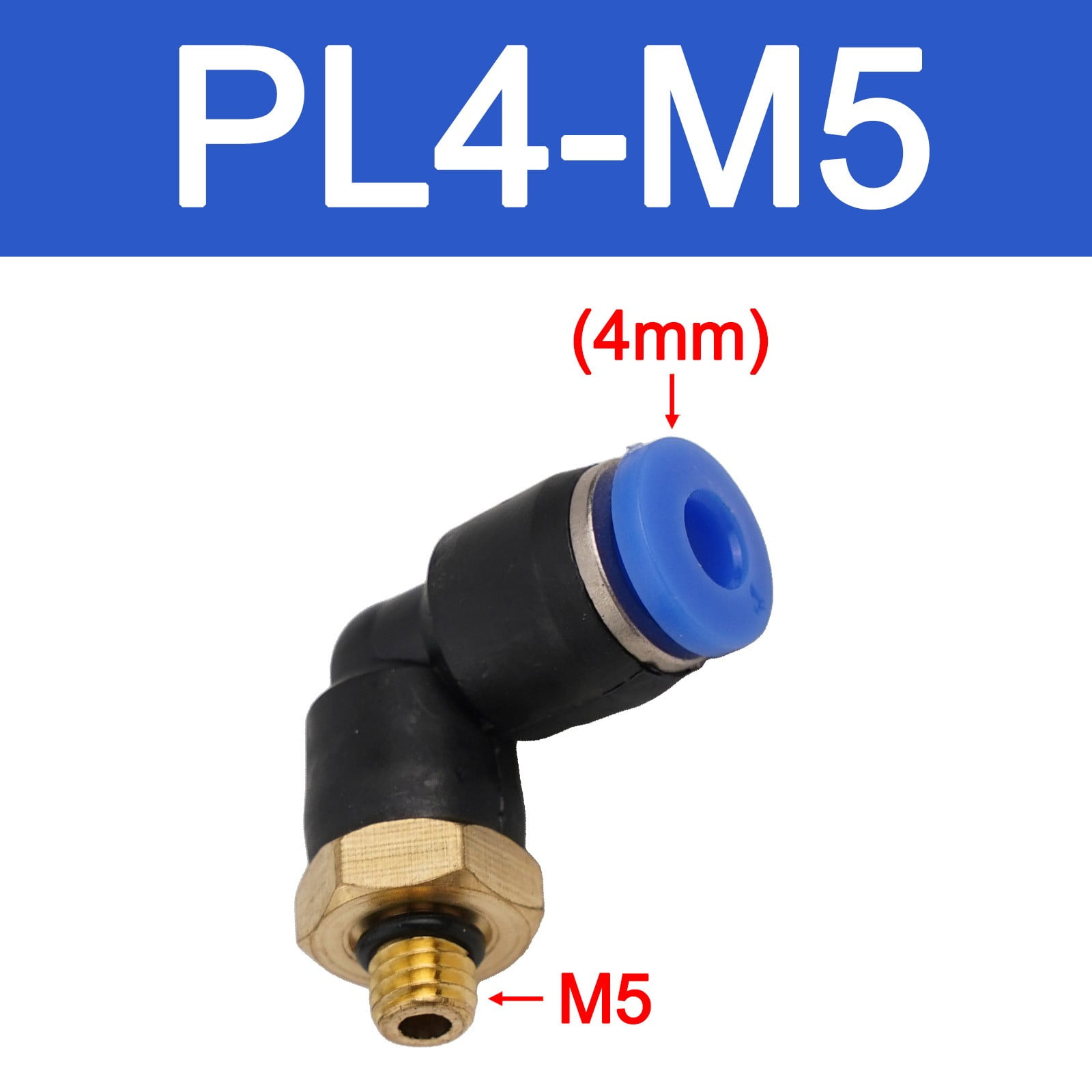 Bosisa Pneumatic Elbow Quick Connector Air Fittings Thread Elbow ...