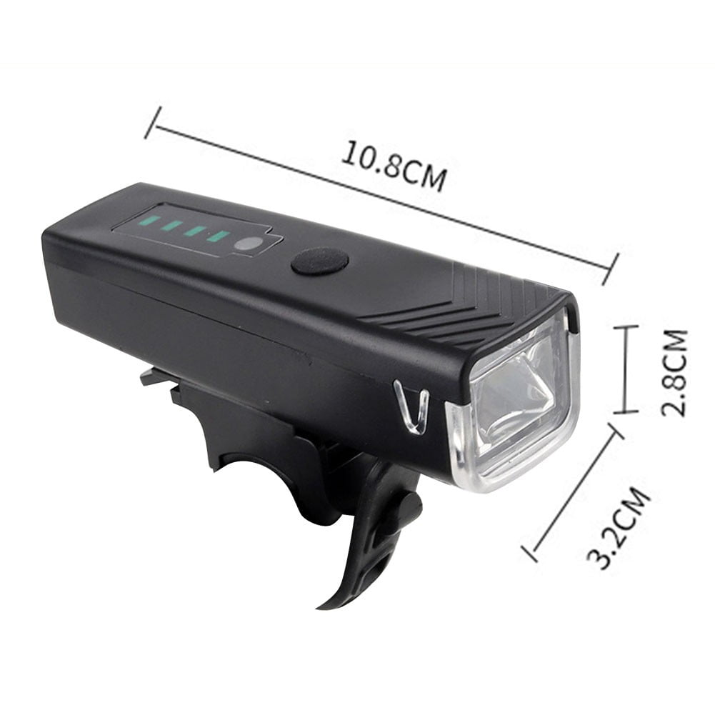 Bosisa Premium Bike Light Kit: Rechargeable Usb Bicycle Headlight With ...