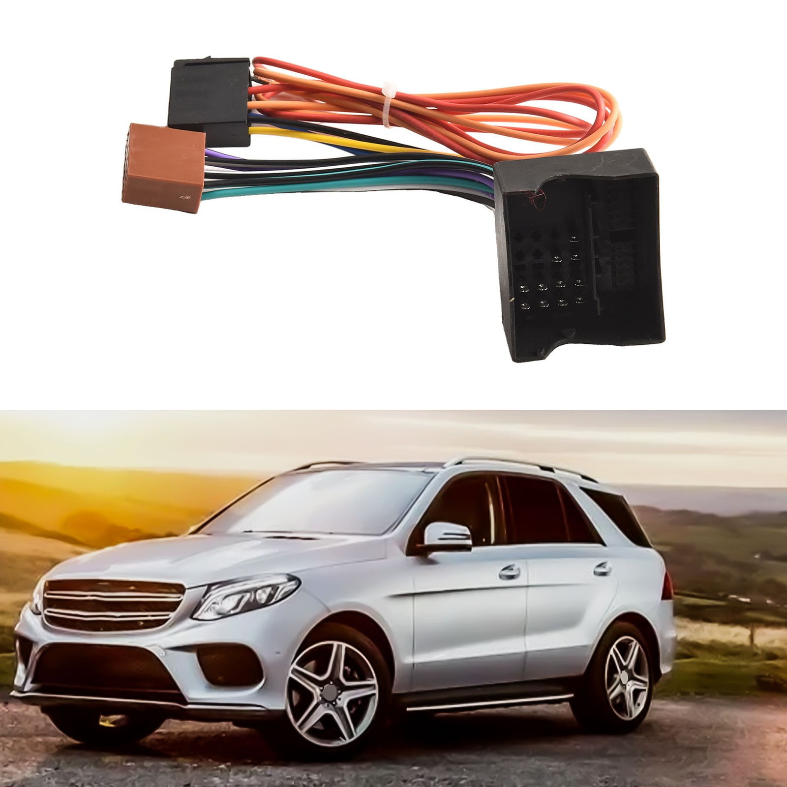 Bosisa Radio Iso Adapter Switch Cable For Mercedes-Benz C Class W203 ...