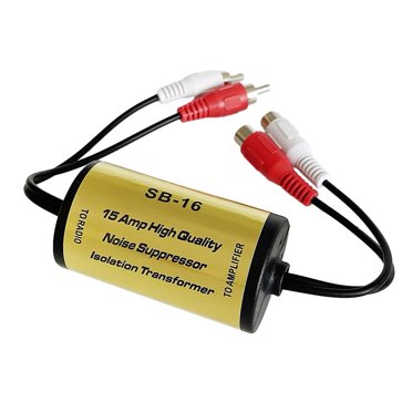 BAMILL 12V Car Stereo RCA Line Audio Converter Adjustable High to Low ...
