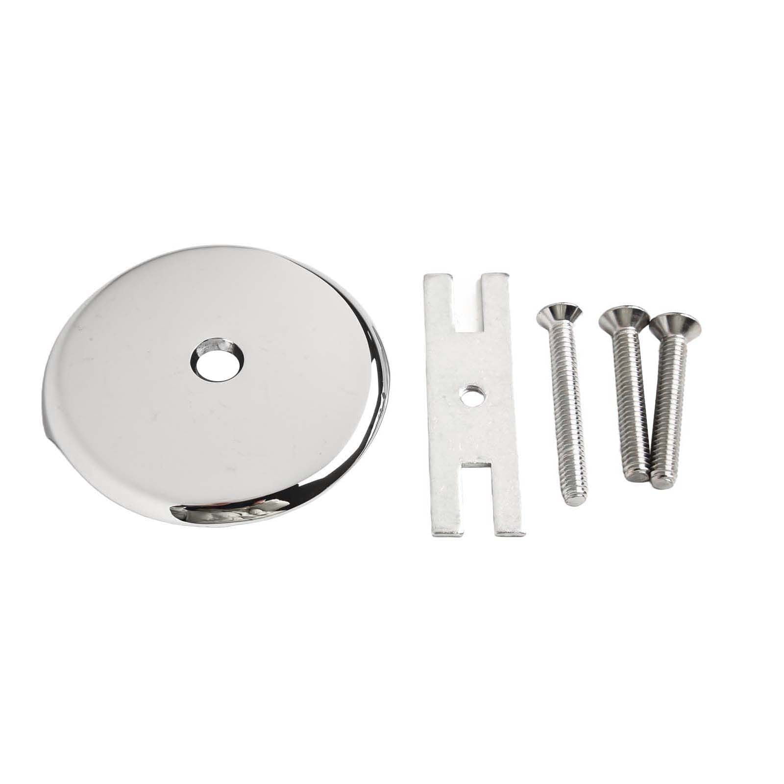 Bosisa Single Hole Bathtub Drain Overflow Face Plate With 3 Screws ...
