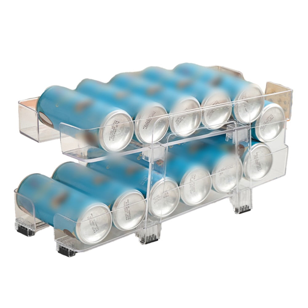 Bosisa Telescopic Refrigerator Storage Rack Transparent Double-Layer ...