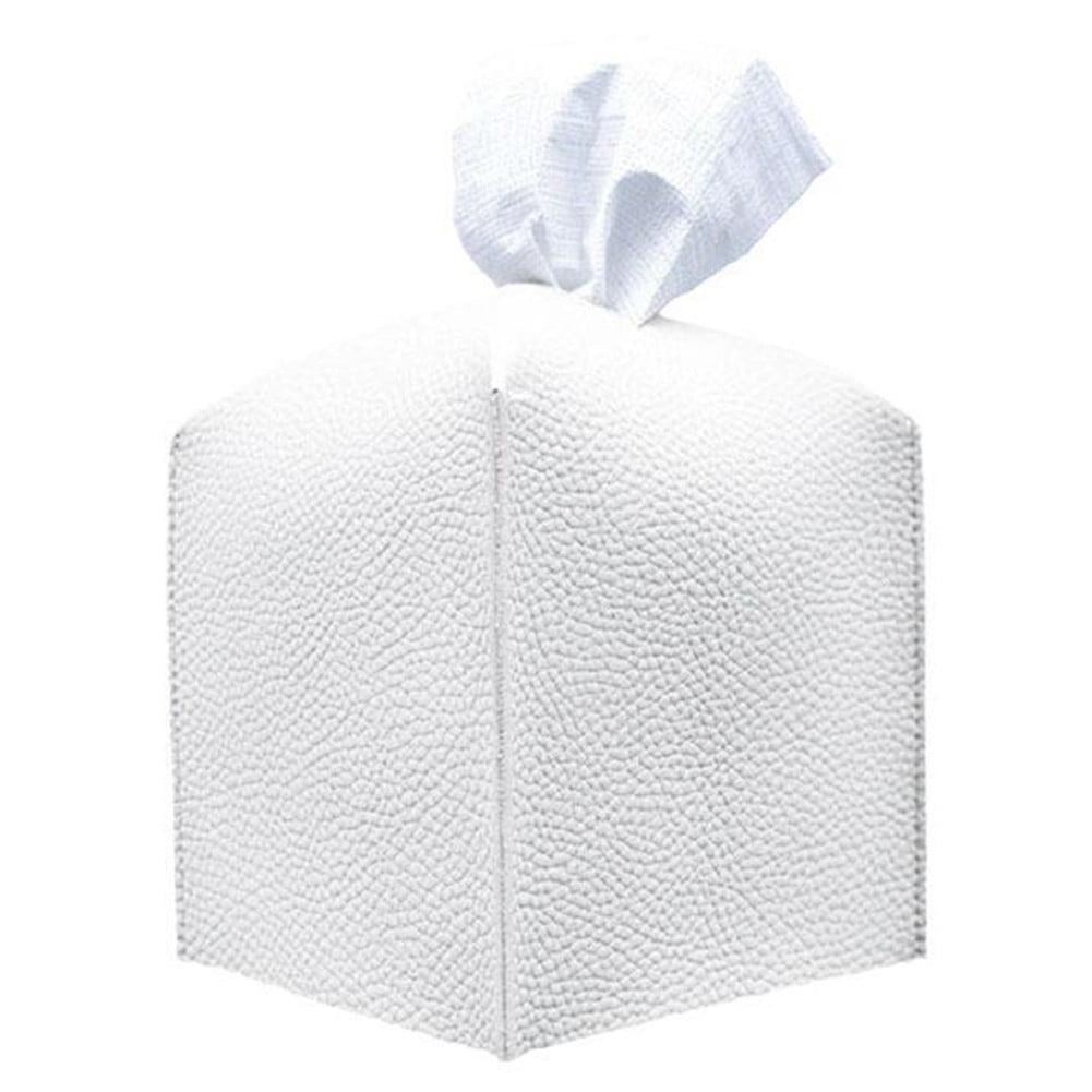 Bosisa Tissue Box Cover Modern Pu Leather Square Tissue Box Dispenser ...