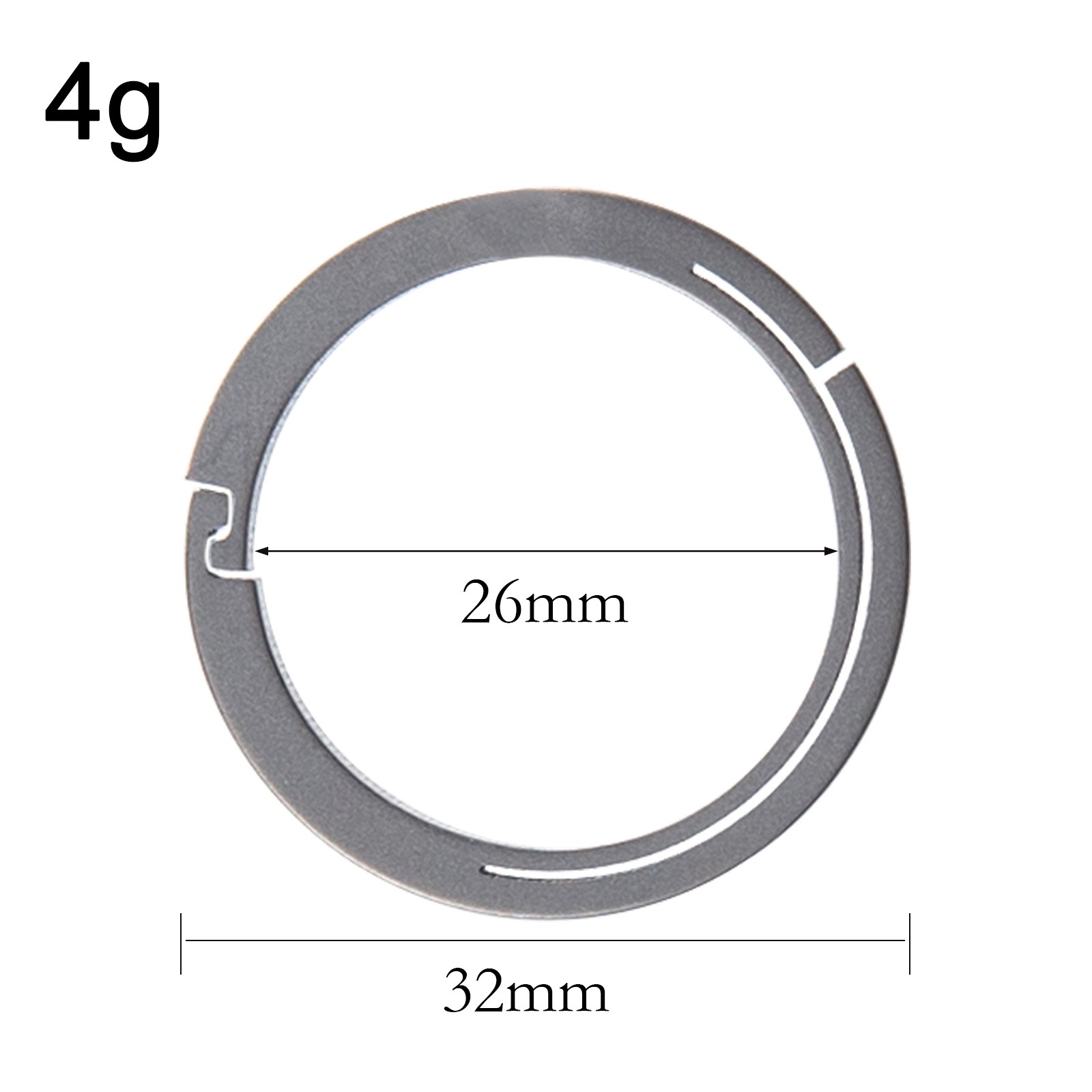 Bosisa Titanium-Alloy Key Rings Pendant Super Lightweight Keyfob18/22 ...