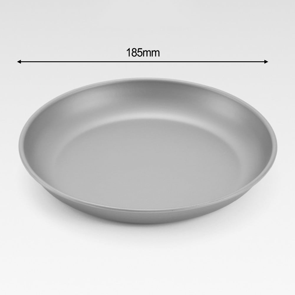 Bosisa Titanium Plate Camping Plate Easy Cleaning Easy To Pack Hiking ...