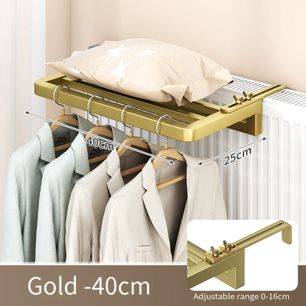 Bosisa Towel Rail Hanging 40Cm Cloth Hanger Storage Holder For Heating ...
