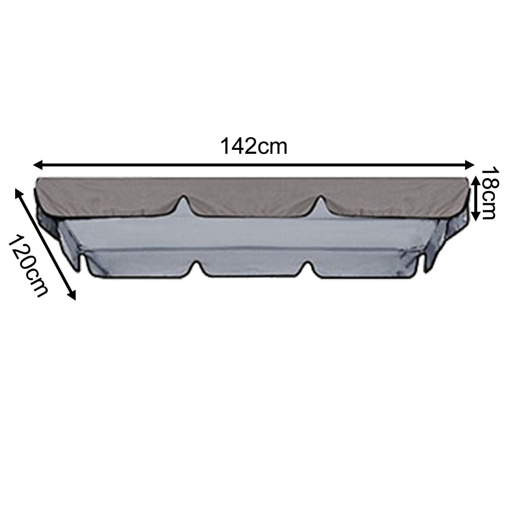 Bosisa Uv-Resistant Swing Cover Replacement Canopy Cover For Garden ...