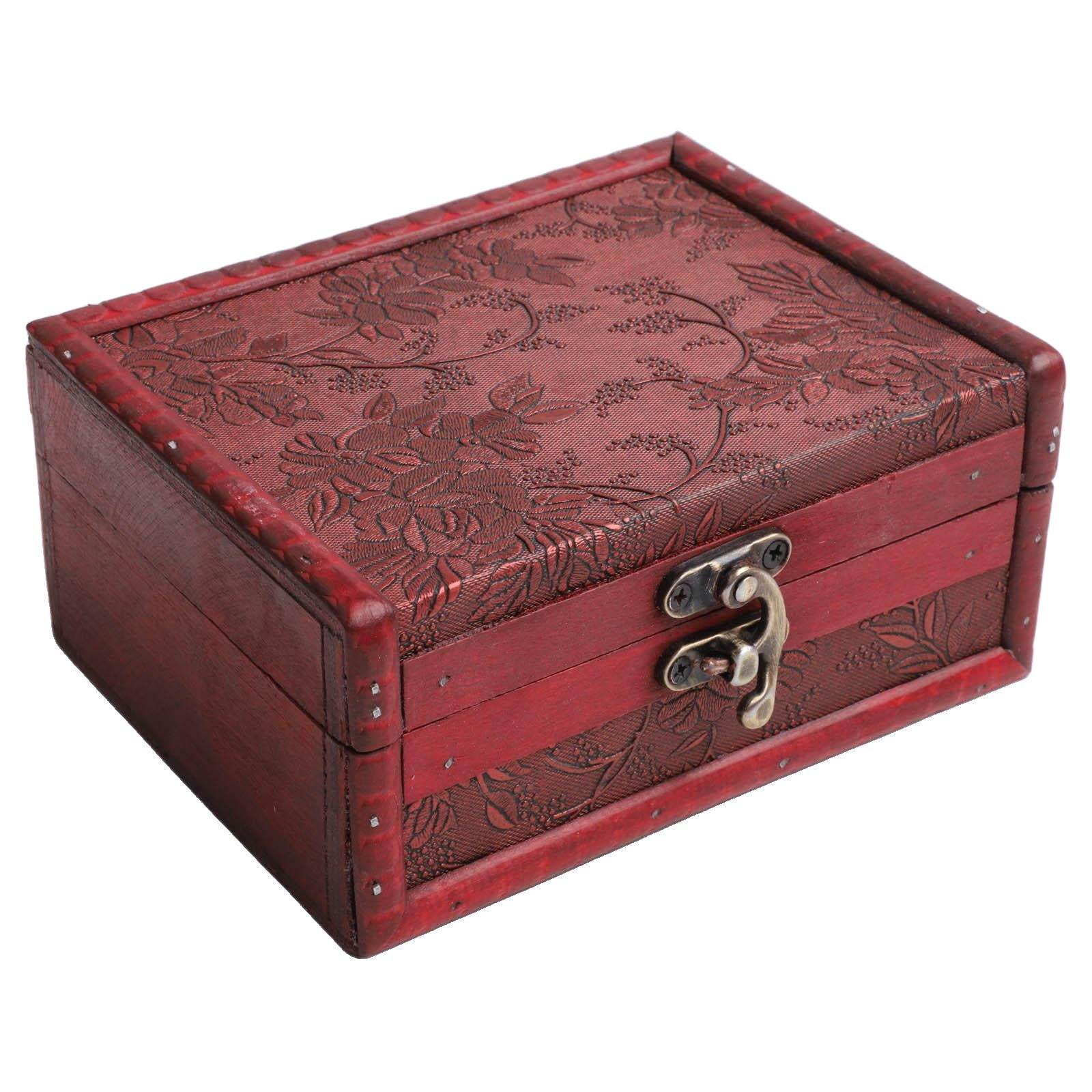 Bosisa Vintage Wooden Storage Box With Buckle Jewelry Storage Box ...