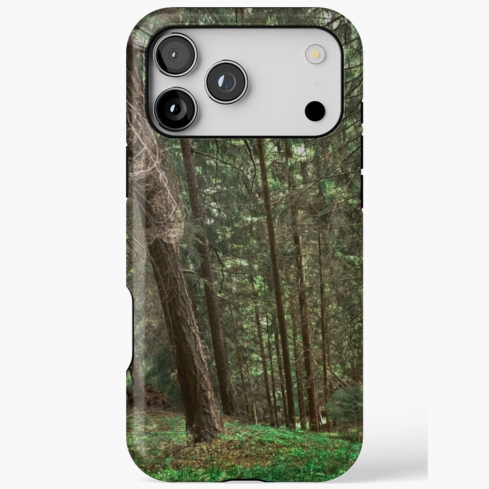Bosky Forest Nature Greenery Art iPhone Case 17 11 12 13 14 15 16 Pro ...