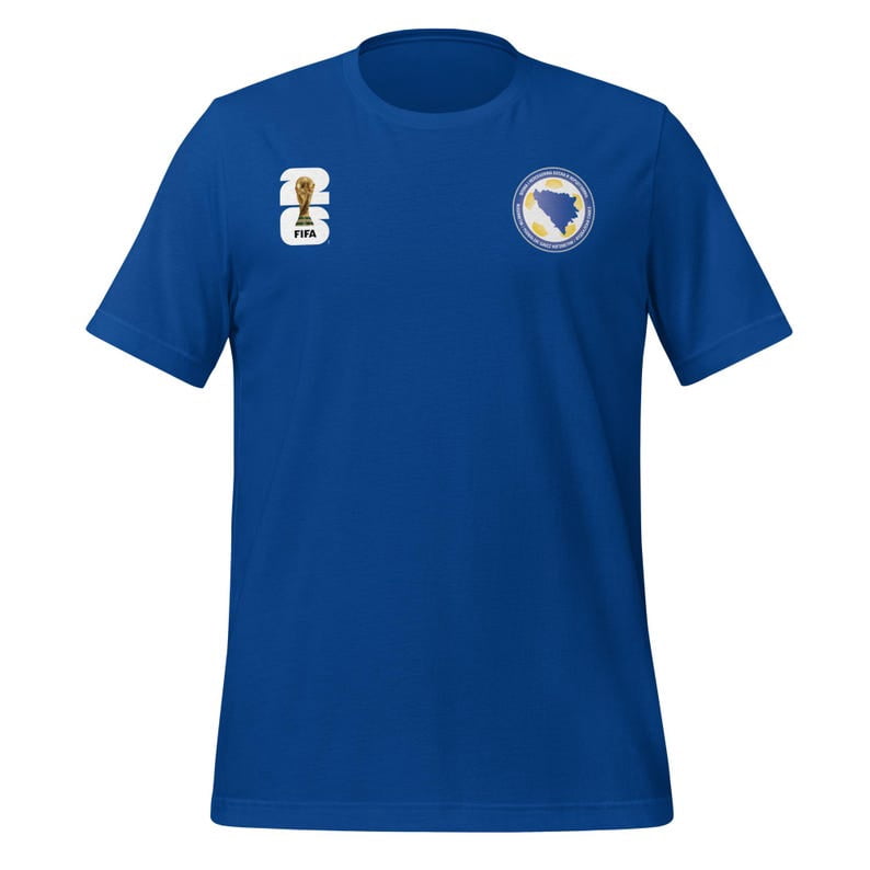 Bosnia Herzegovina Soccer T-Shirt 2026 | Football Fan Tee | National ...