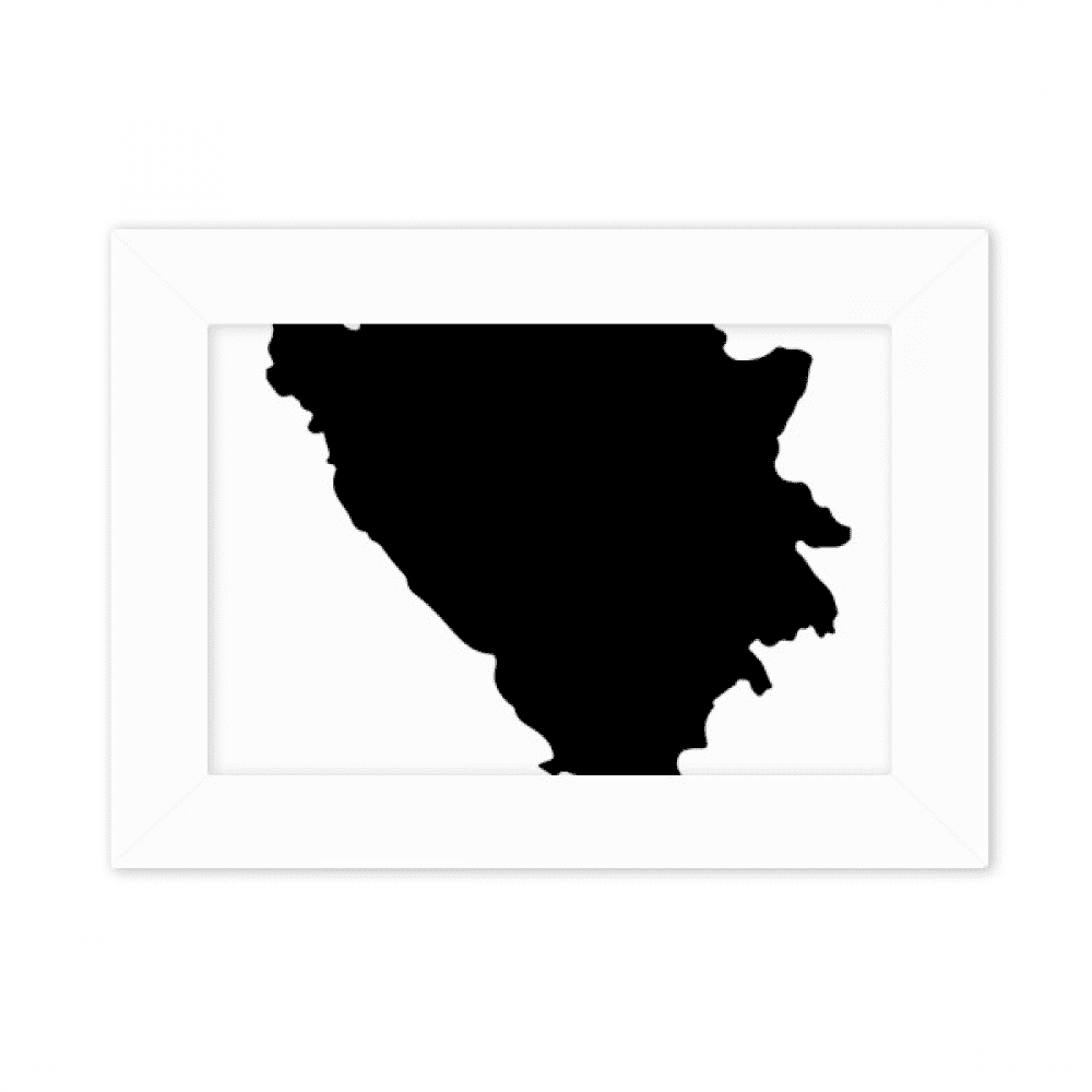 Bosnia and Herzegovina Map Country Photo Mount Frame Picture Art ...