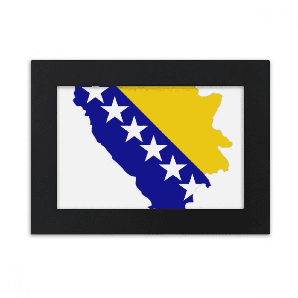 Bosnia and Herzegovina Map National Flag Desktop Photo Frame Ornaments ...
