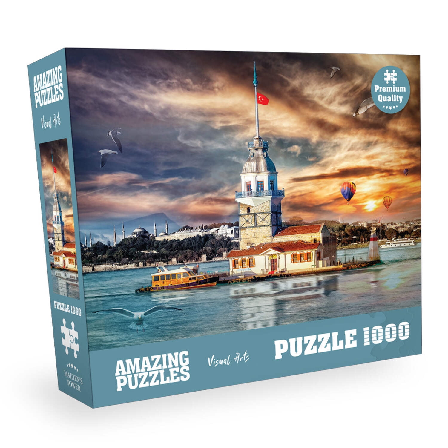 Bosphorus Istanbul Landscape 1000 Piece Jigsaw Puzzle 19x27in - Walmart.com