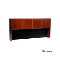 Boss Office Products Driftwood 66 inch Four Door Hutch - Walmart.com