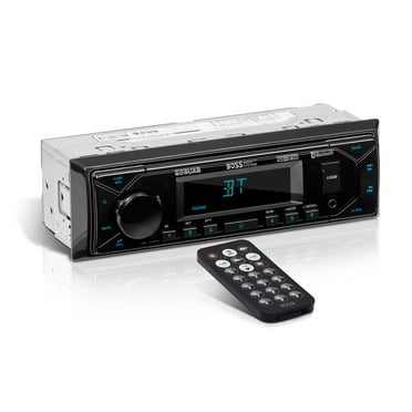 Dual XRM47BT Single-DIN In-Dash Mechless AM/FM Receiver with Bluetooth ...