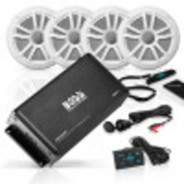 Boss Audio Systems ASK904B.64 Wireless Vehicle Audio Amplifier, Black ...