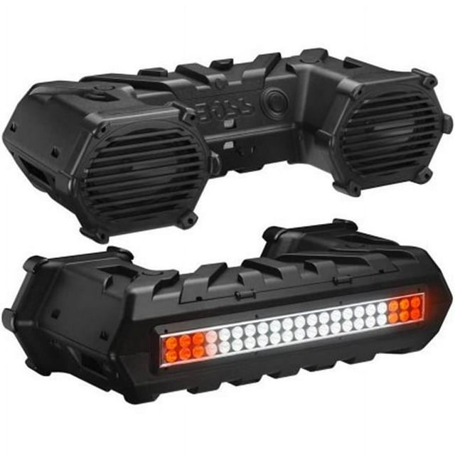 Boss Audio Amplified Bluetooth ATV Speakers Sound System with LEDs ...