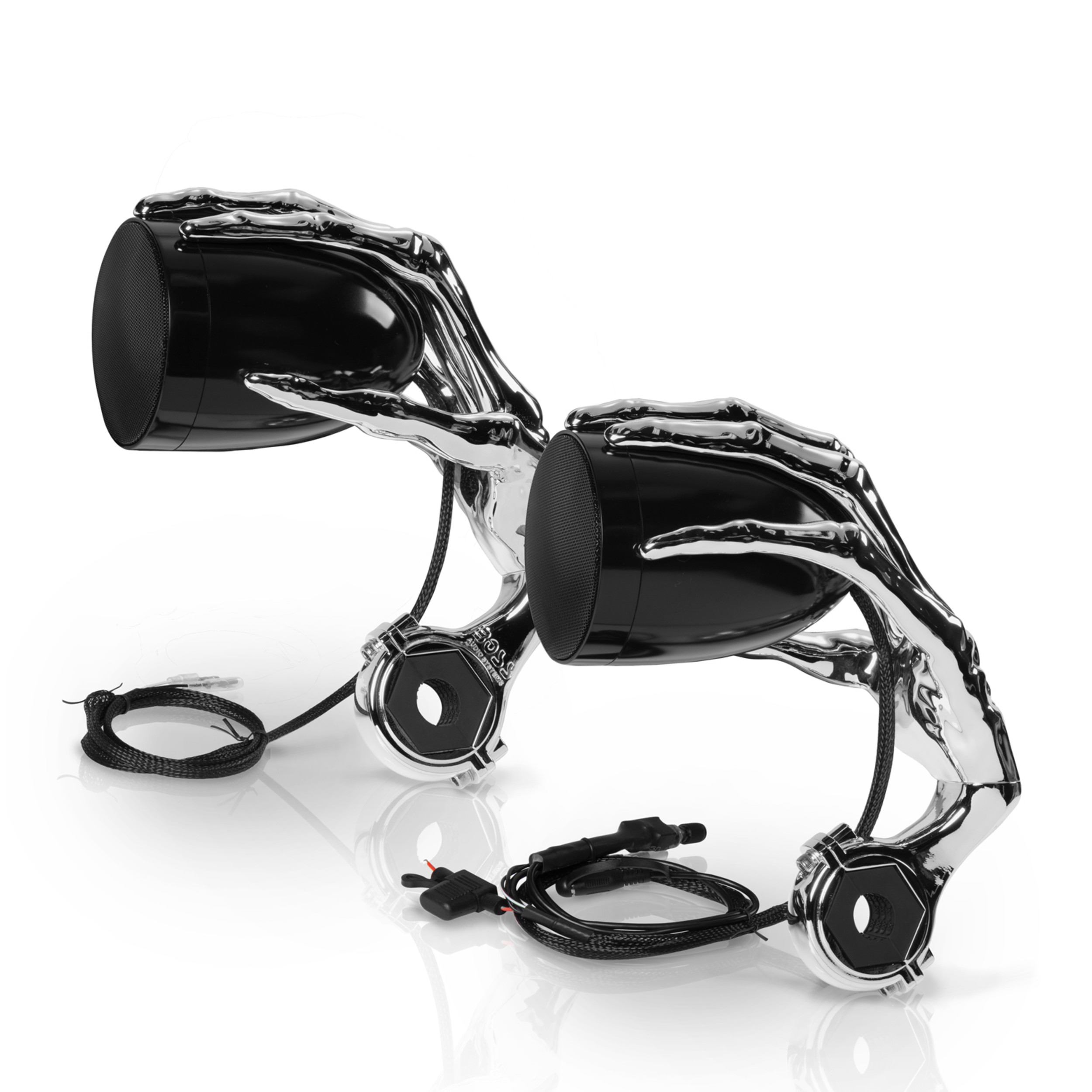 Show Chrome Accessories Tour Speaker Accents for GL1500 Gold Wing 2-487 ...