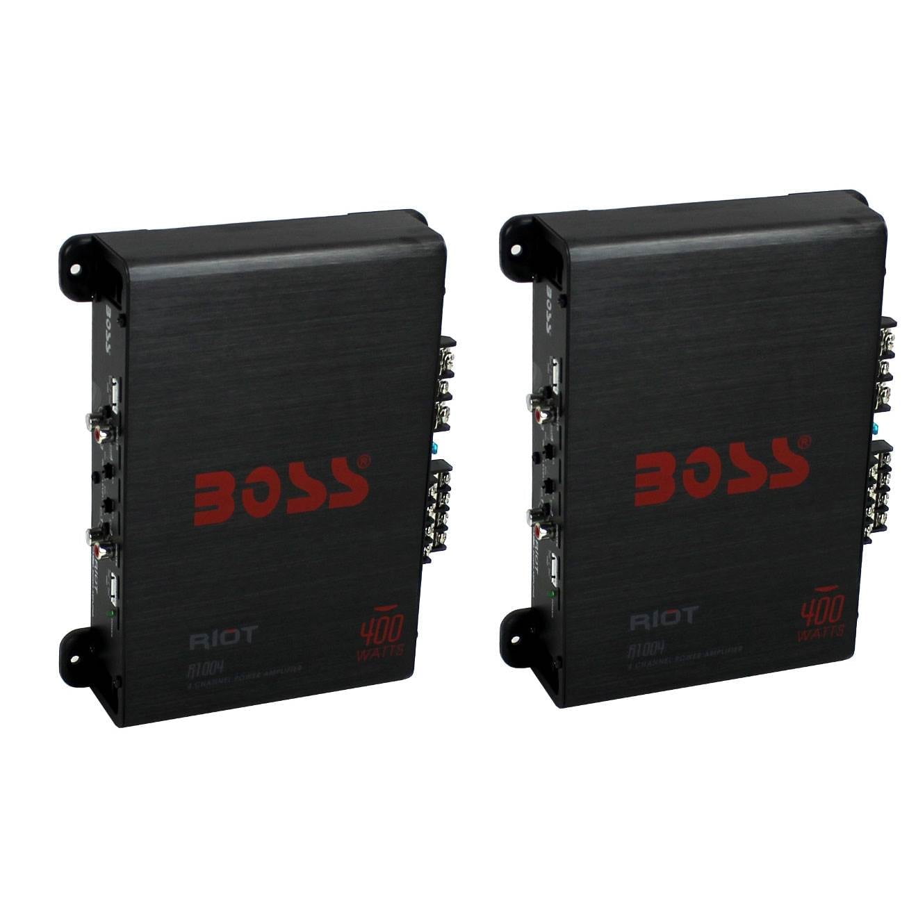Boss Audio Riot R1004 400 Watt 4 Channel Car Power Amplifier Amp Mosfet ...