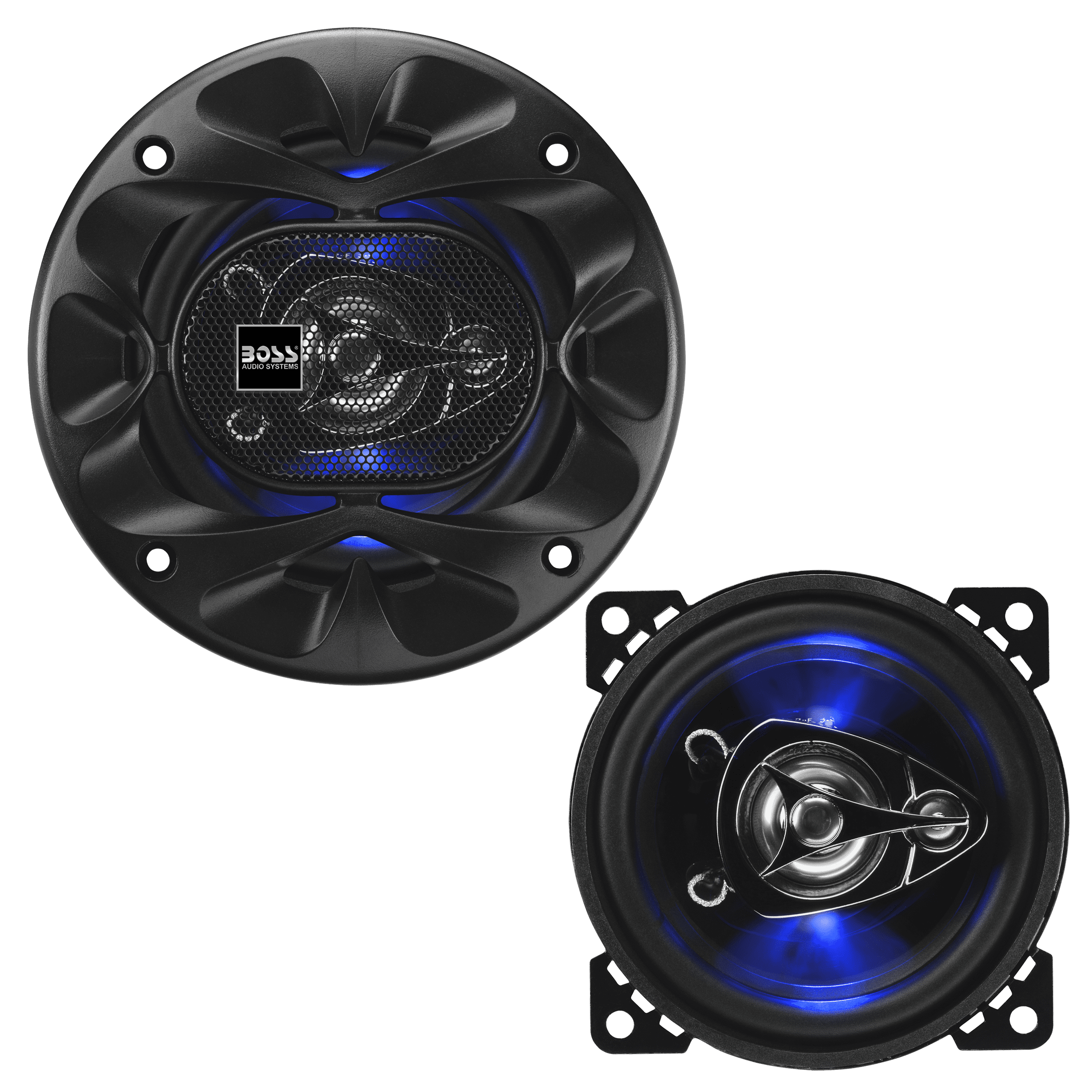 Boss BE423 Rage 4 Inch 3 Way 225W Full Range Mobile Audio/Video ...