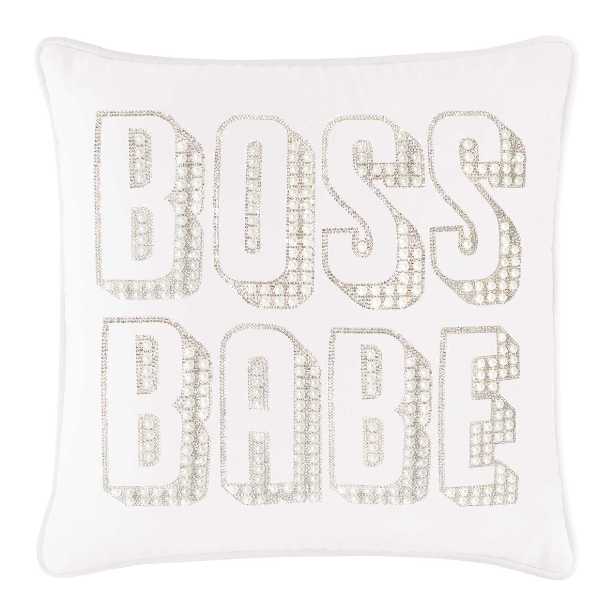 Boss Babe Pillow - White - Walmart.com