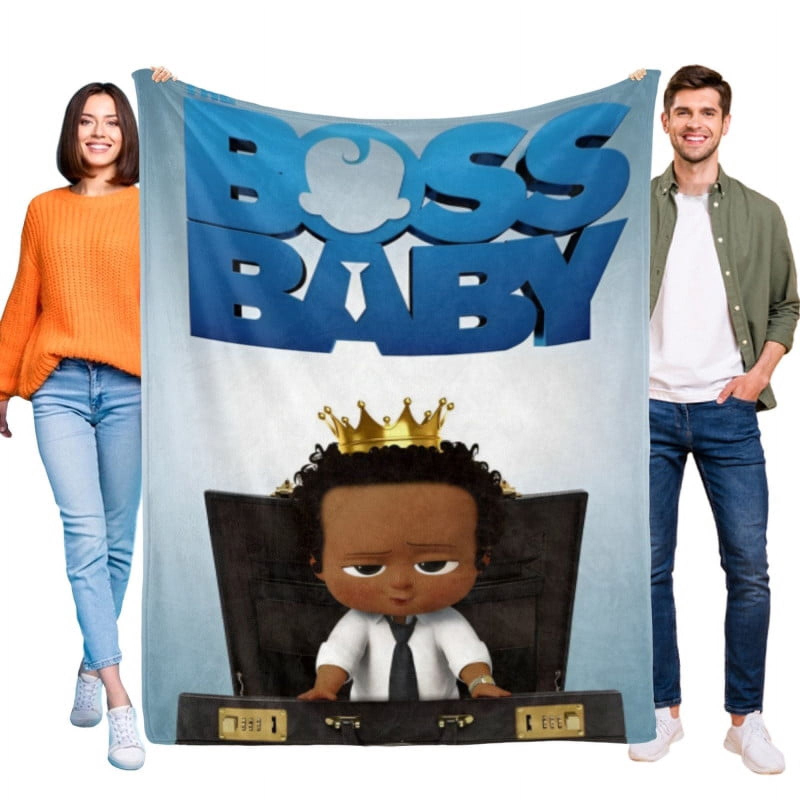 Boss Baby Africa Boy Throw Blanket Gifts for Fans Girls And Boys Women ...