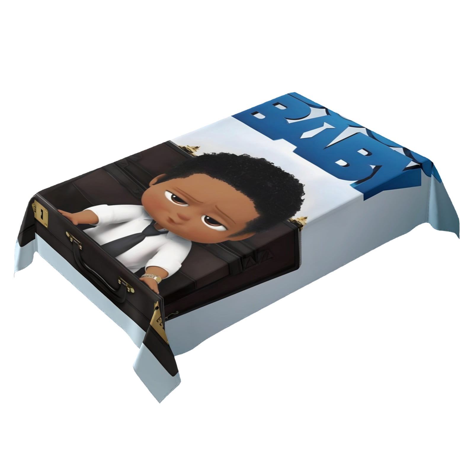 Boss Baby Africa Boy-theme square tablecloth has an iconic print, fits ...