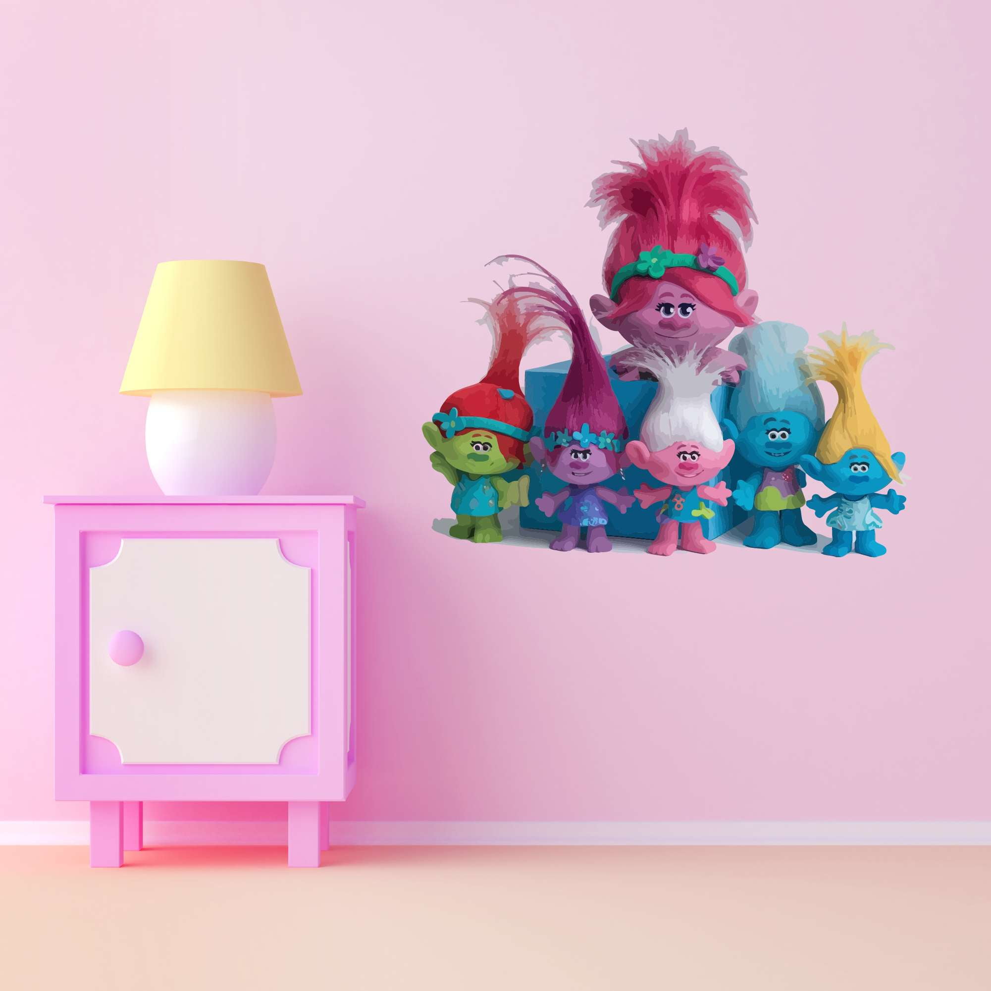 Boss Baby Inside in Out Cute Animal Wall Decal Trolls Characters Cute ...