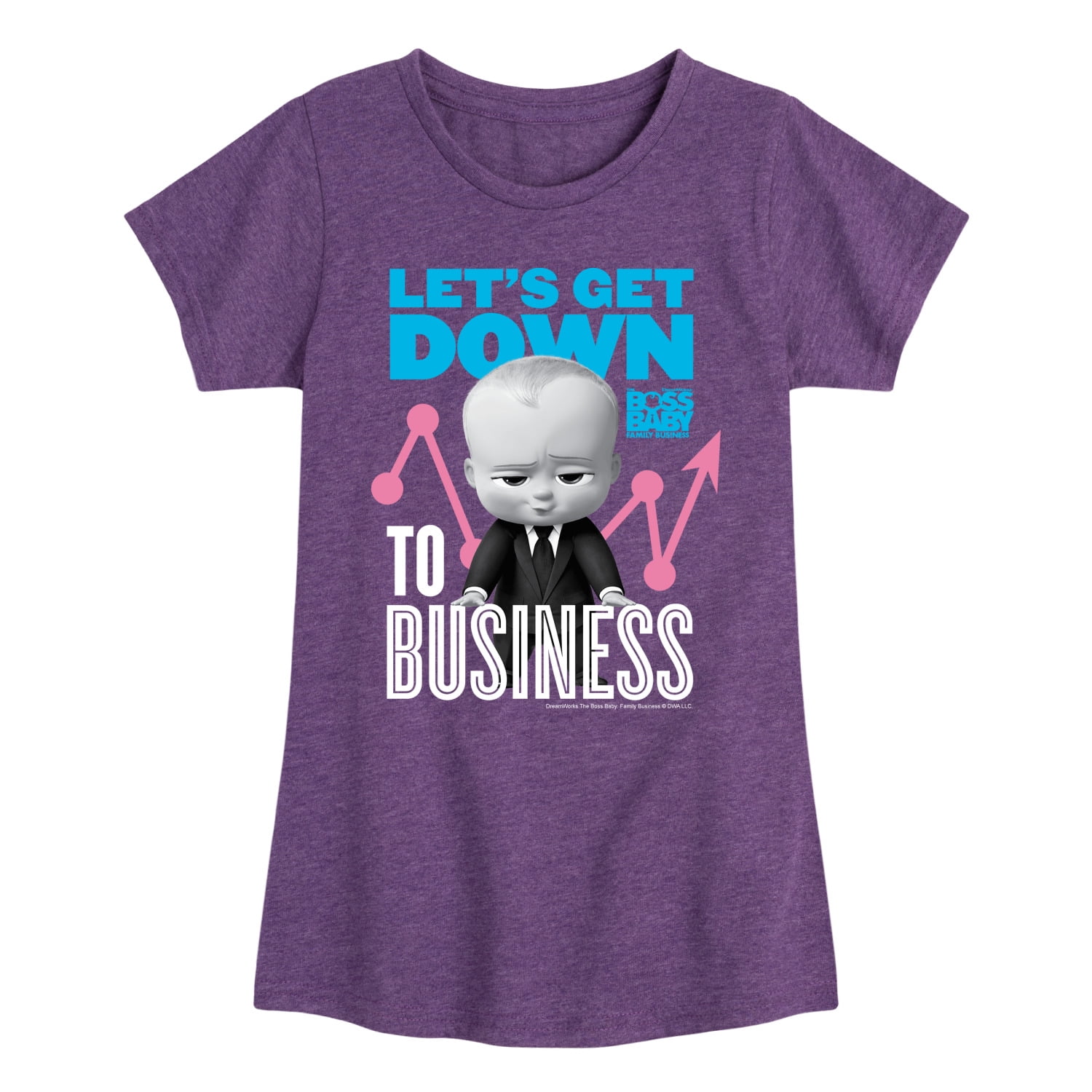 Boss Baby - Let's Get Down To Business - Toddler & Youth Girls Short ...